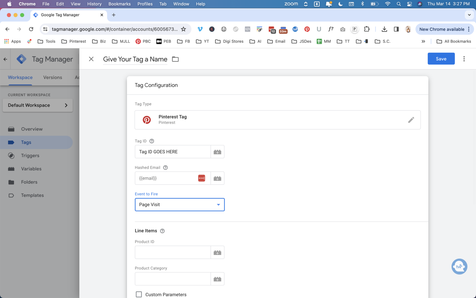 How to Use Google Tag Manager to Install Your Pinterest Tag - Heather ...