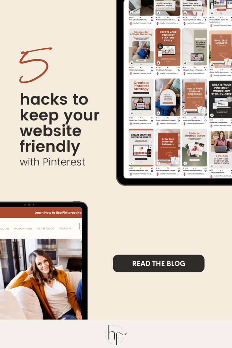 How to Make Your Website Pinterest Friendly - Heather Farris & Co.