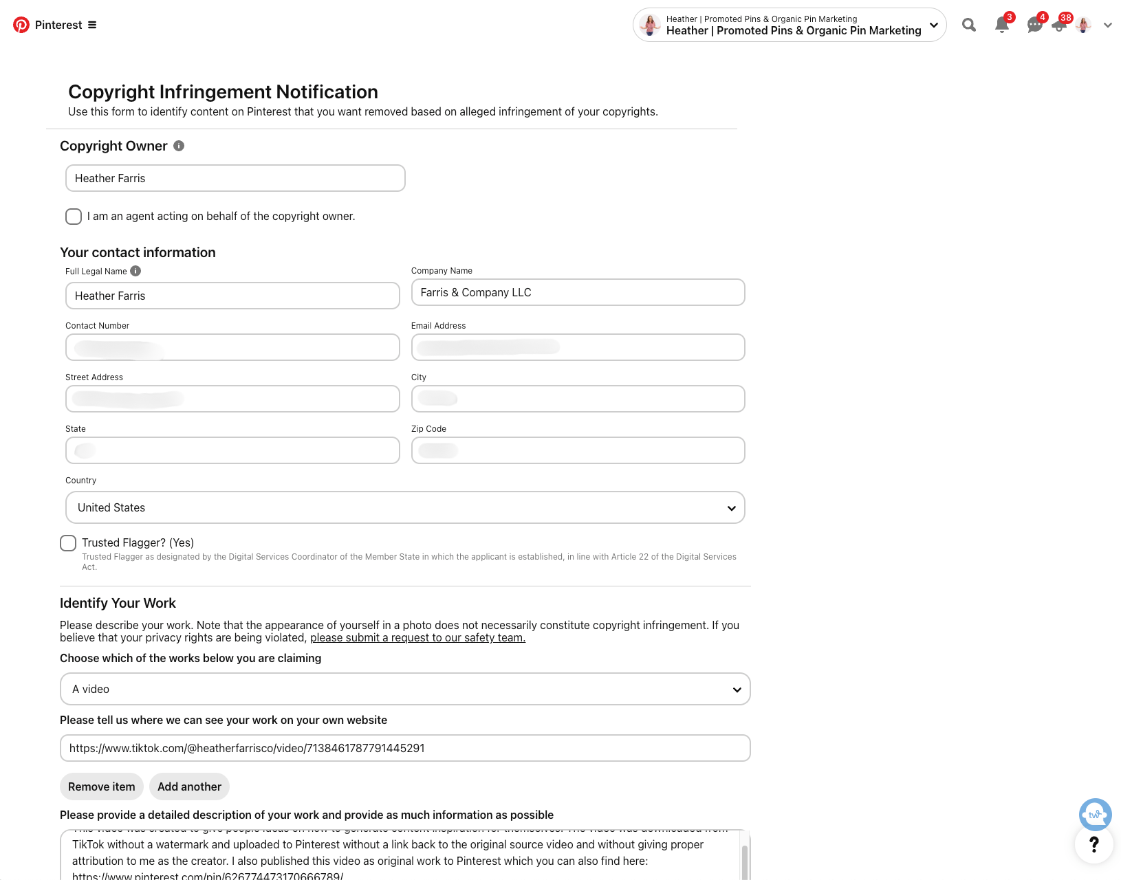 When & How to File a Copyright Claim on Pinterest - Heather Farris & Co.