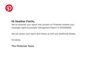 When & How to File a Copyright Claim on Pinterest - Heather Farris & Co.