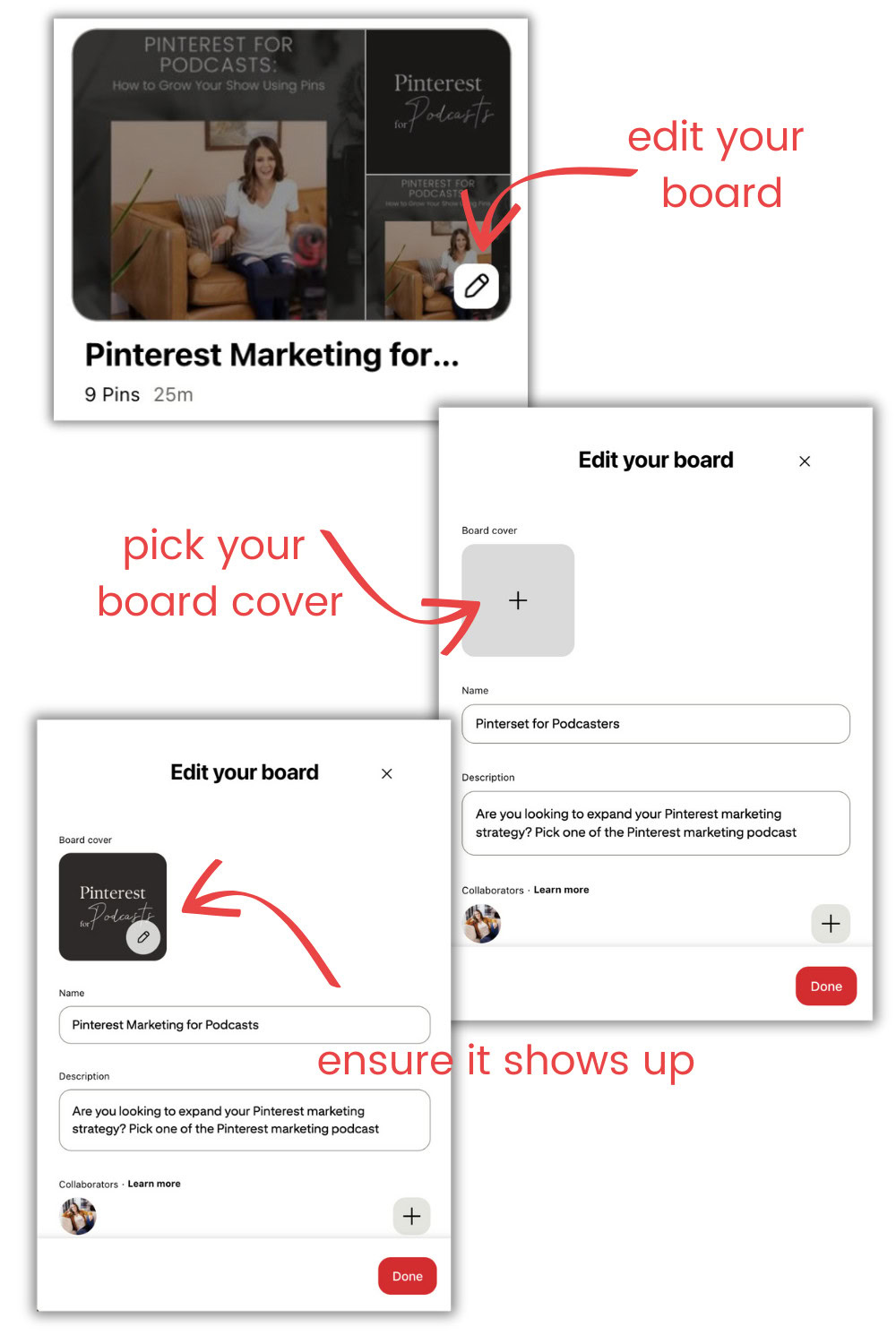 How to Create Pinterest Board Covers - Heather Farris & Co.