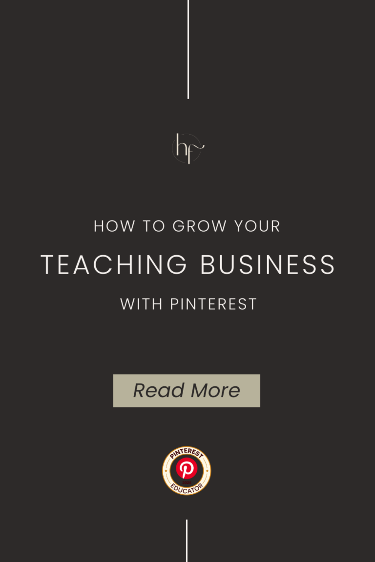 Pinterest for Teachers: How to Grow Your Teaching Business